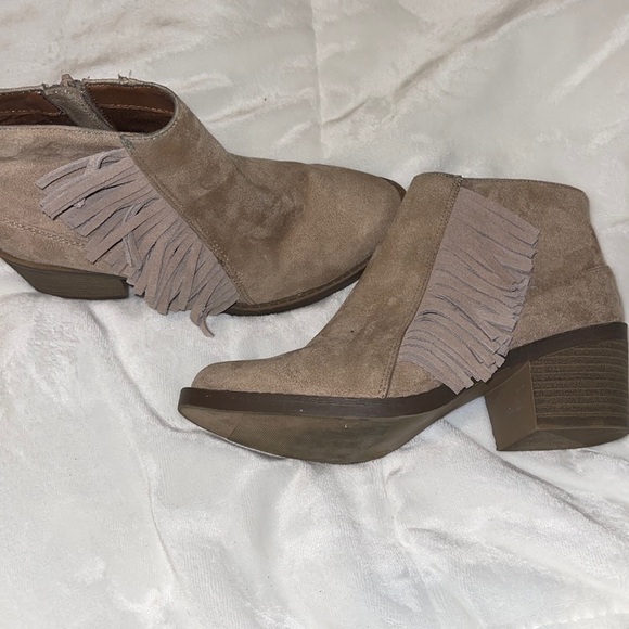 Mossimo Supply Co. | Shoes | Missimo Tan Suede Booties | Poshmark